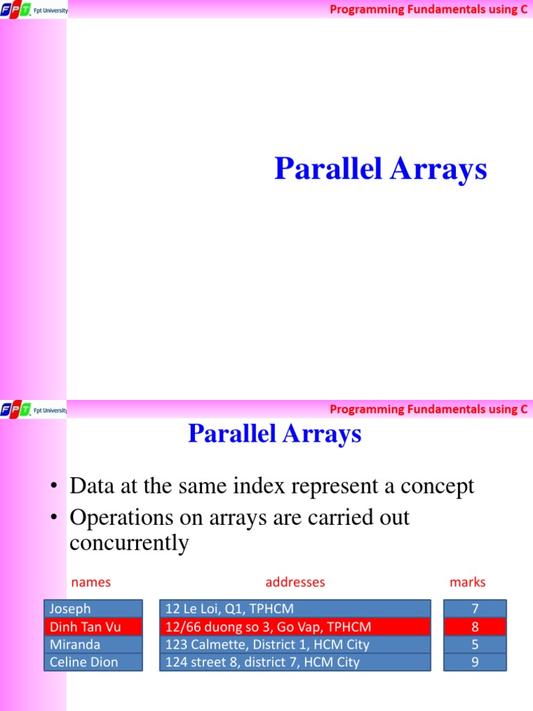 Slot23 ParallelArrays | PDF | Theoretical Computer Science | Computer ...