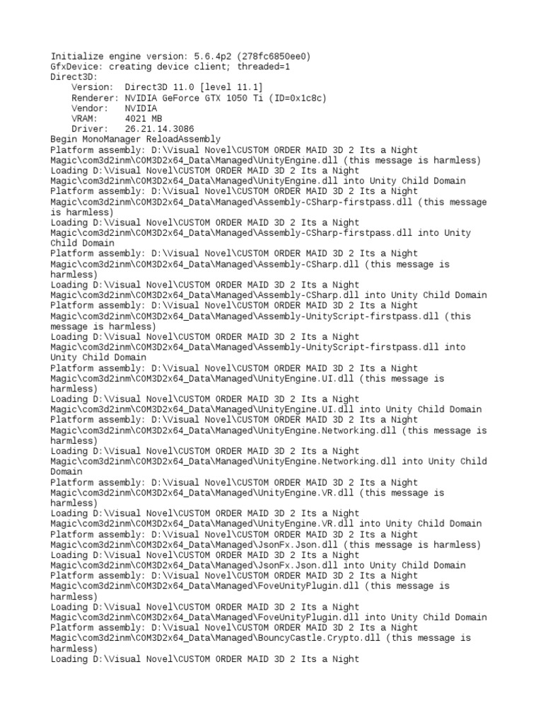 Output Log | PDF | Computing Platforms | Microsoft Windows