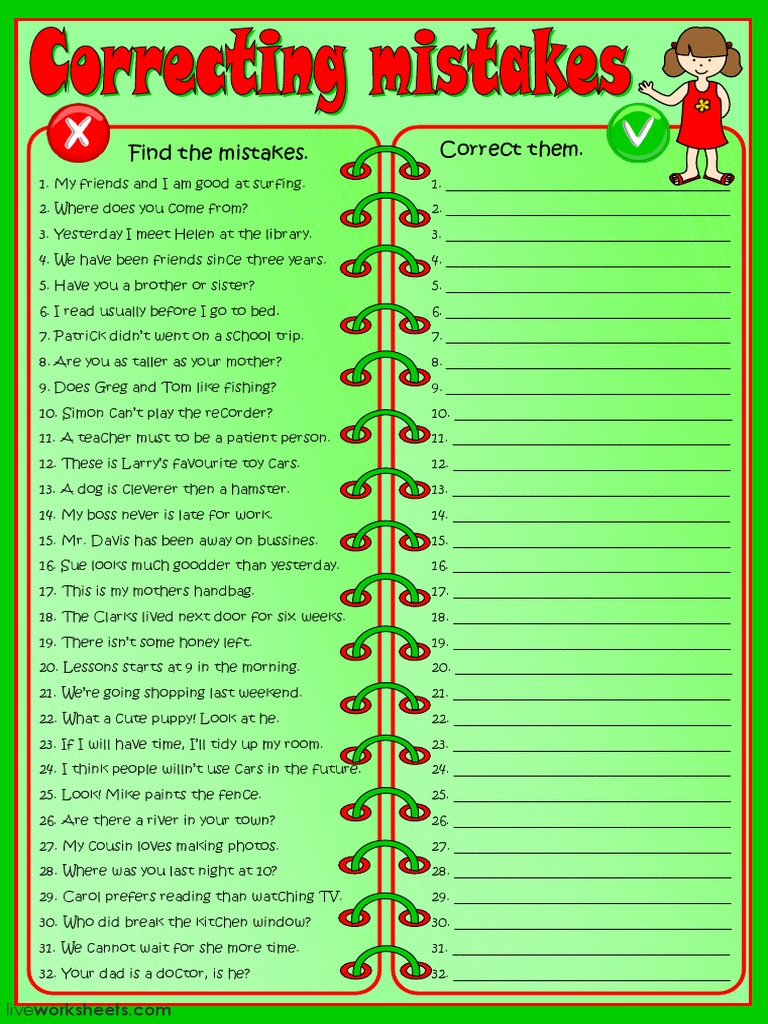 Correcting Mistakes | PDF