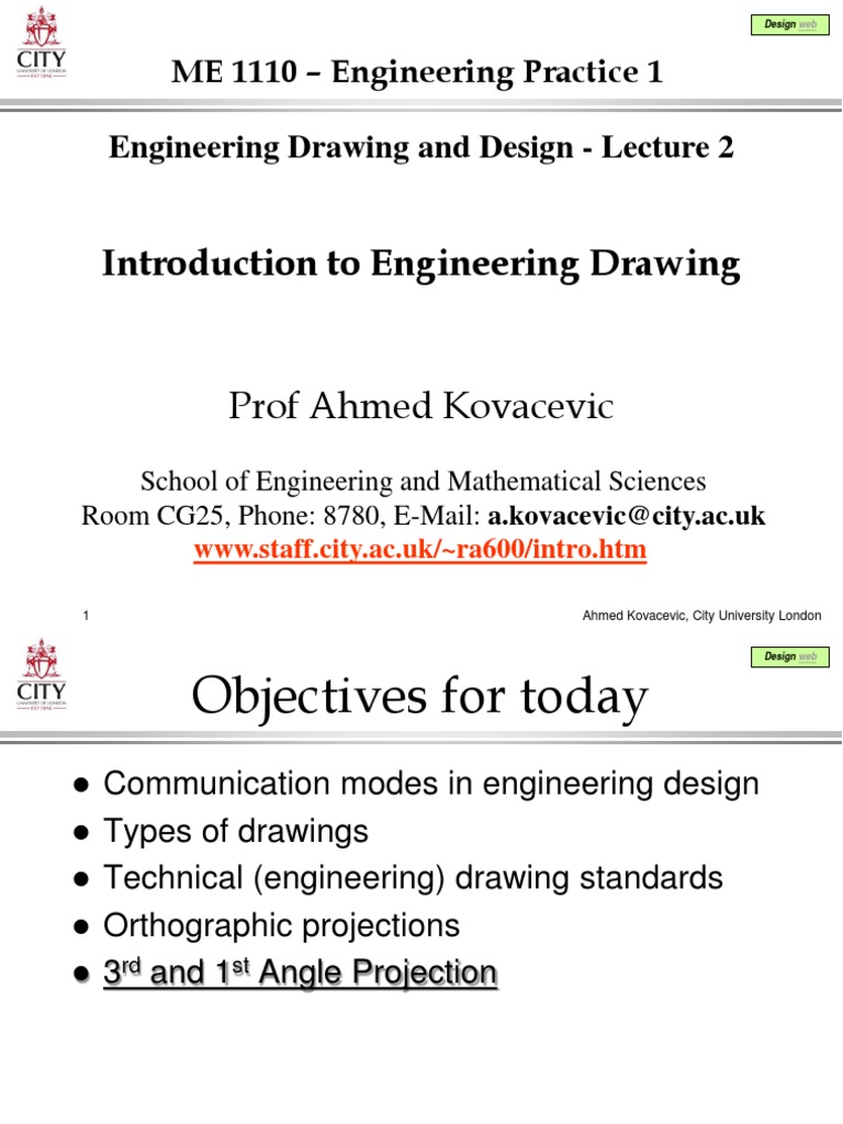 An Introduction to Engineering Drawing Standards, Views, and ...