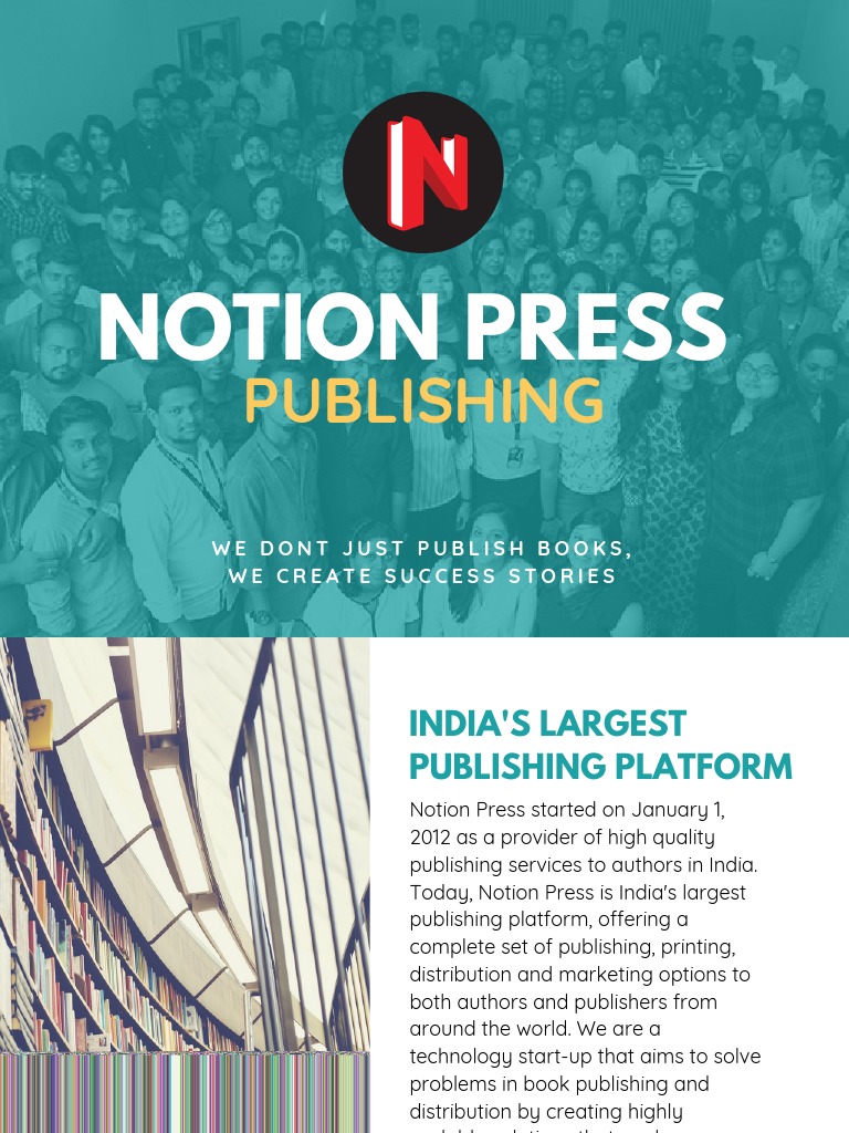 NotionPress-Who We Are | PDF | Publishing | Books