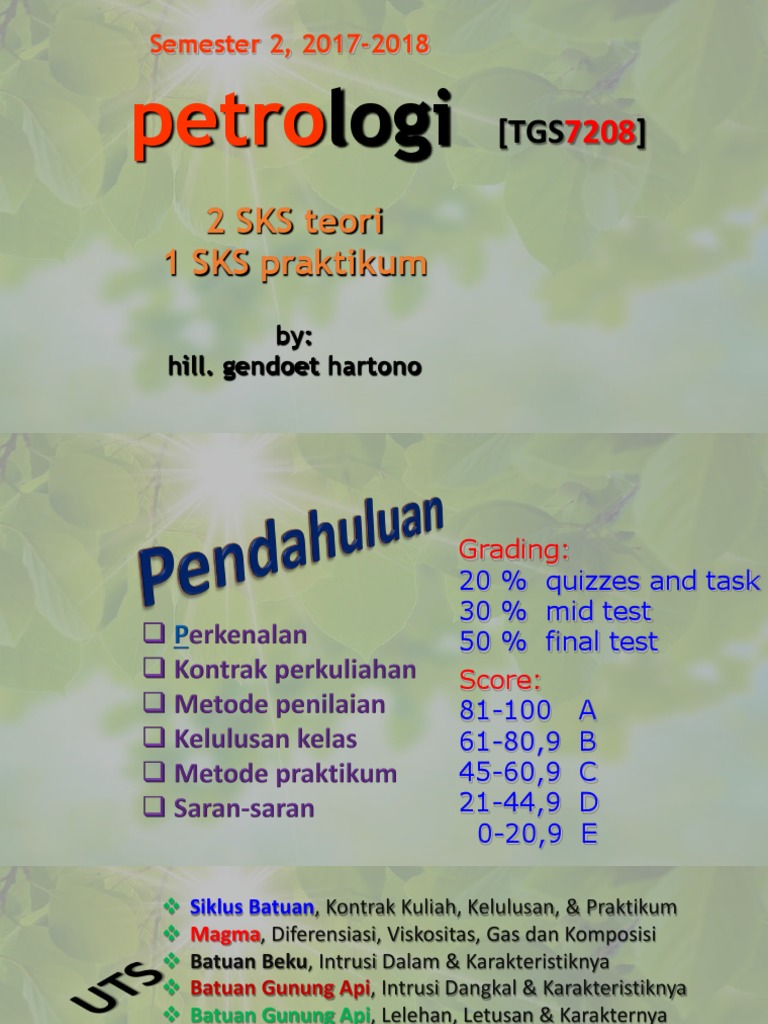 Petrologi 1 Siklus Batuan | PDF | Rock (Geology) | Sedimentary Rock