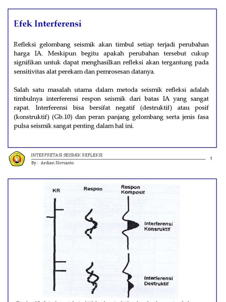 Dokumen - Tips Interpretasi Data Seismik | PDF