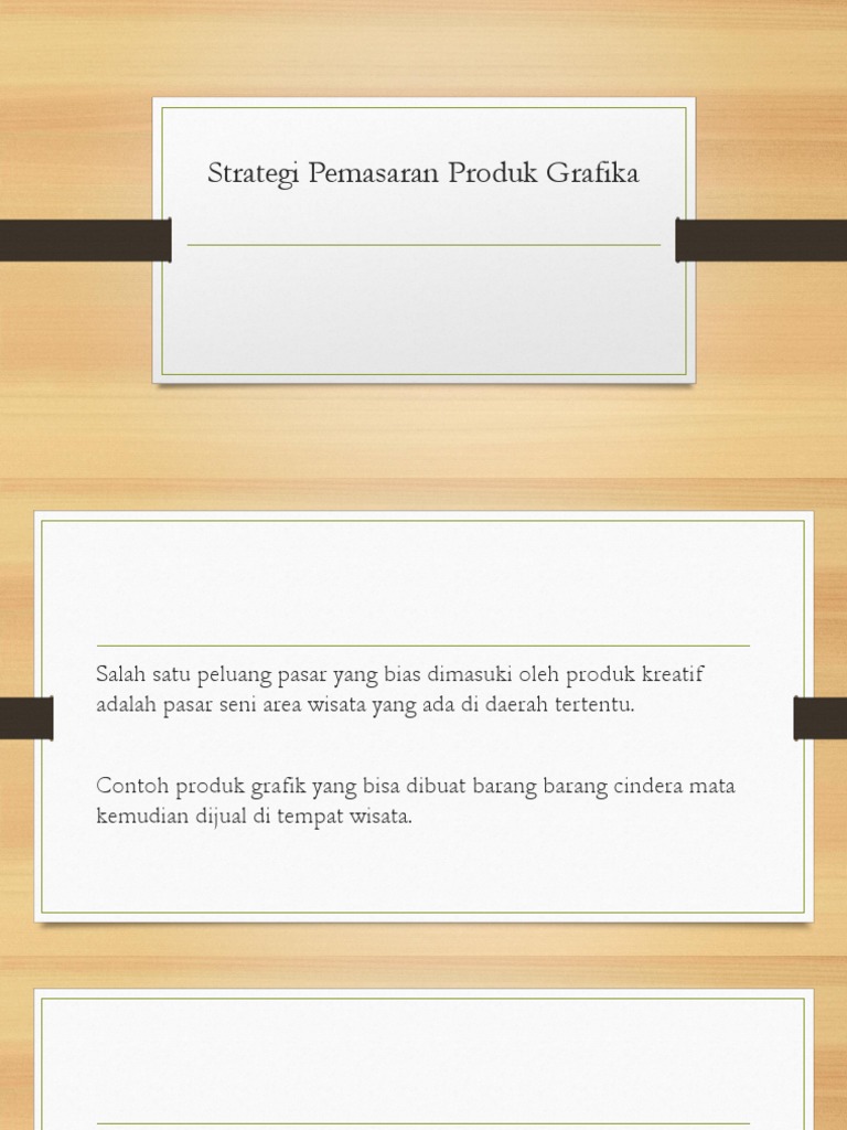 Strategi Pemasaran Produk Grafika | PDF