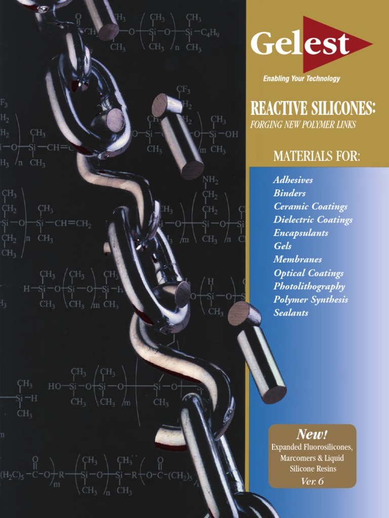 Reactive SIlicones | PDF | Silicone | Elastomer