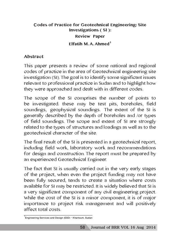 Codes of Practice For Geotechnical Engineering | PDF | Deep Foundation | Geotechnical Engineering