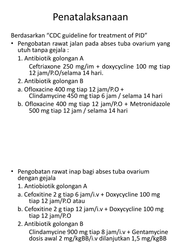 CDC PID treatment guideline | PDF