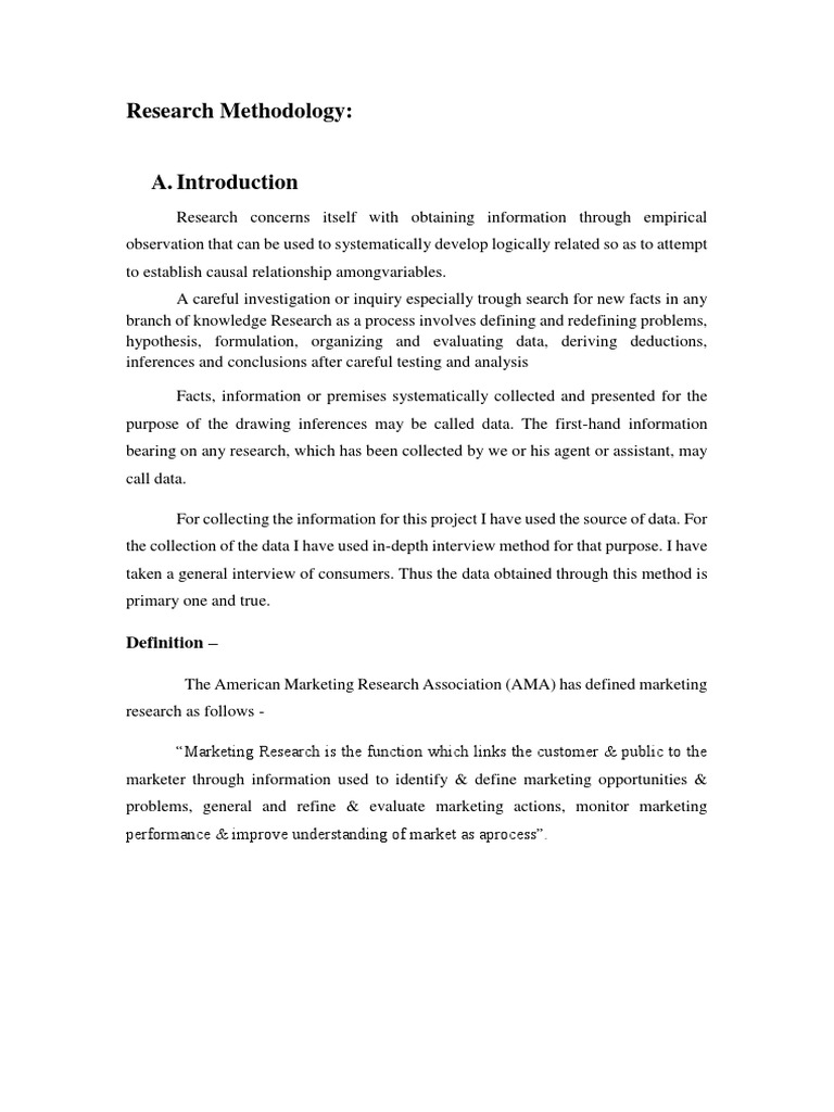 Research Methodology:: Definition | PDF | Sampling (Statistics ...