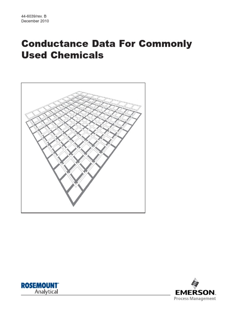 Conductance Data For Commonly Used Chemicals Data | PDF | Accuracy And ...