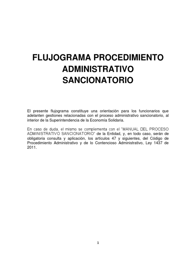 Guía para el proceso administrativo sancionatorio en la Superintendencia de la Economía ...