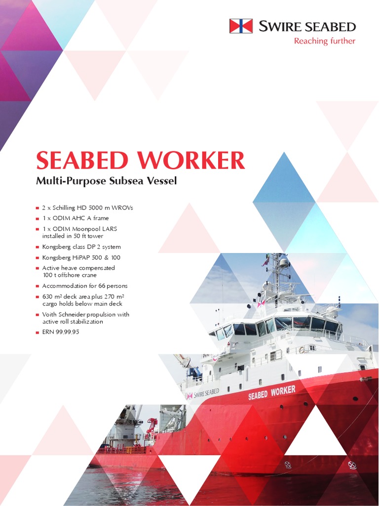 Seabed Worker Datasheet | PDF | Tonnage | Watercraft