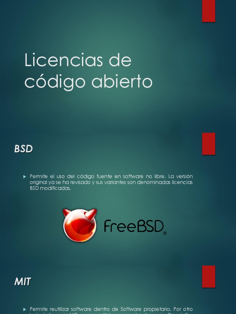 Licencias de Código Abierto | PDF