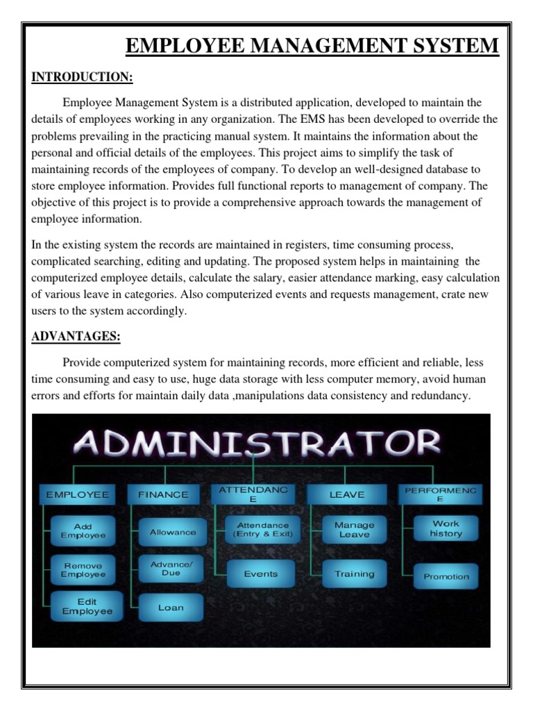 Employee Management System | PDF | C++ | Class (Computer Programming)