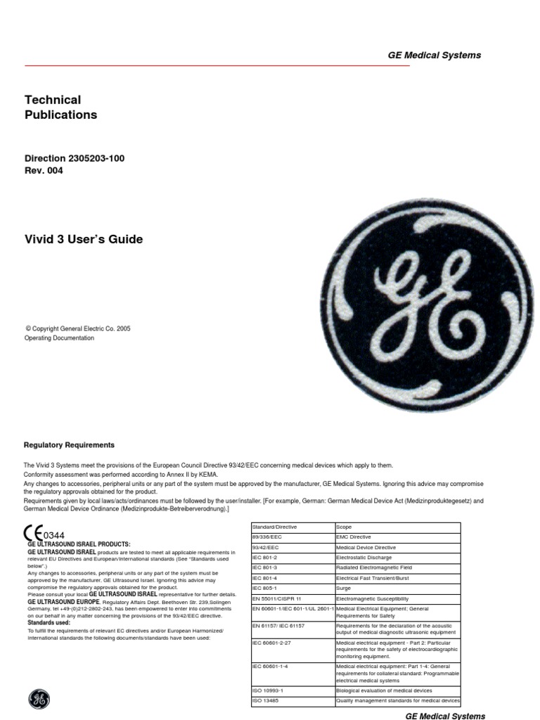 Vivid 3 UGE PDF | PDF | Electrical Connector | Ac Power Plugs And Sockets