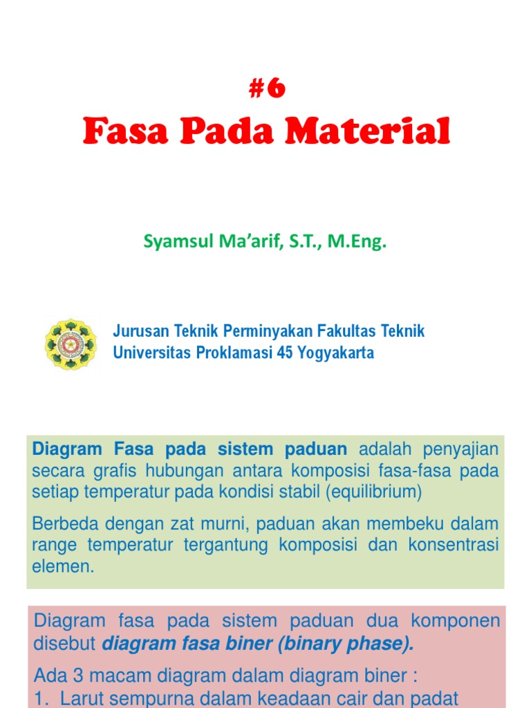 Fasa Pada Material | PDF