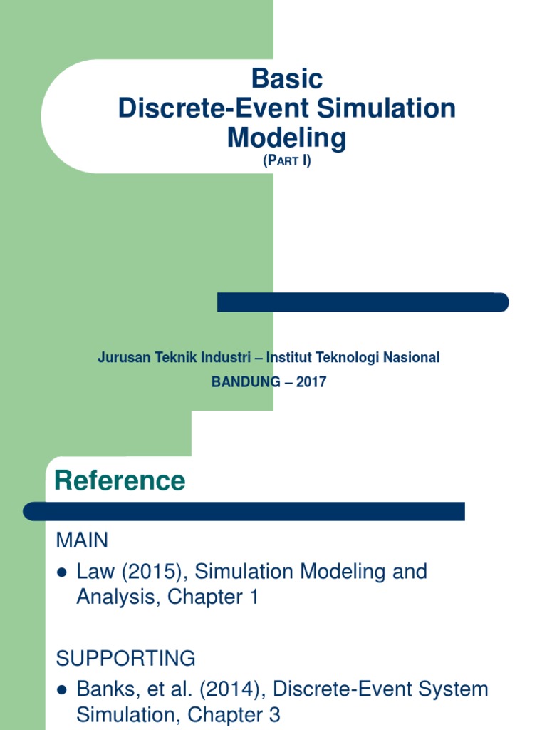 05 - Basic Discrete Event Sim | PDF | Microsoft Excel | Simulation