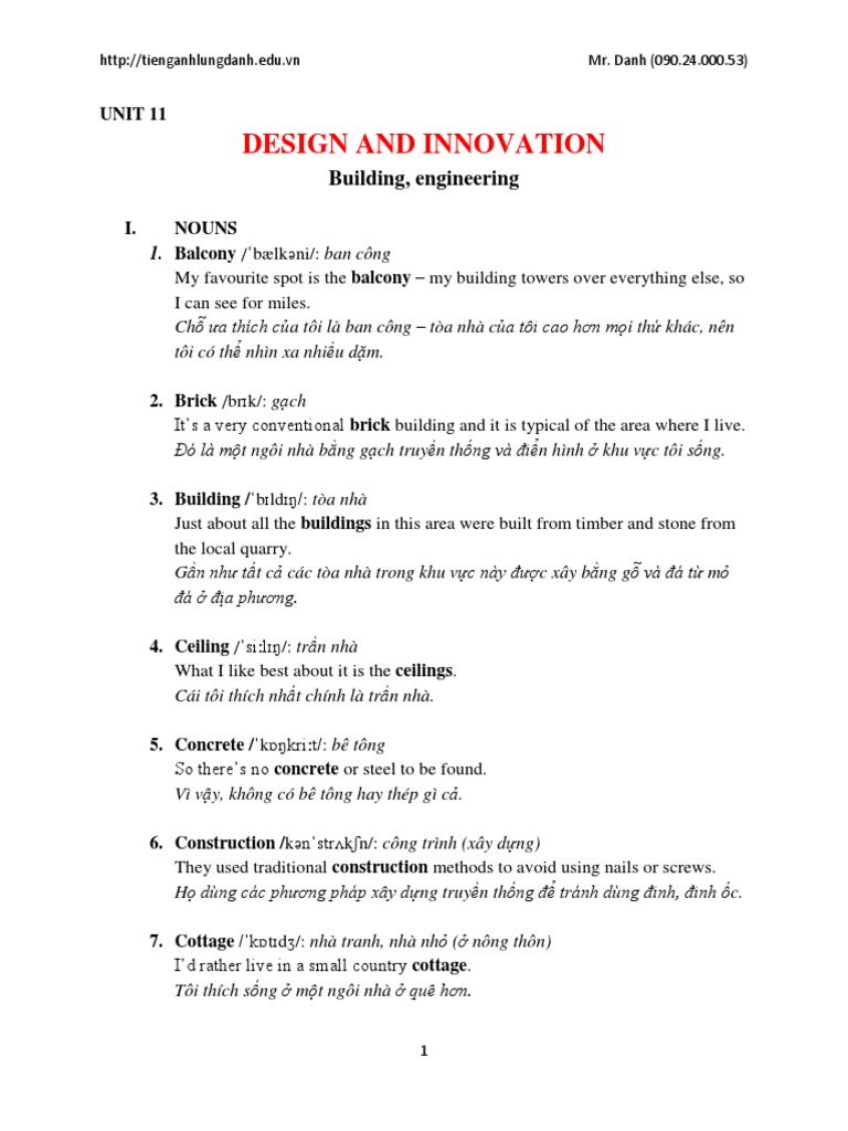 Unit 11 - Design Innovation | PDF