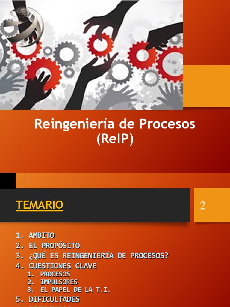 1 Reingeniería de Procesos | PDF | Tecnologías de la información | Business