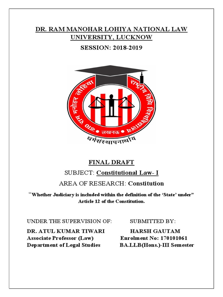 Constitutional Law Project PDF | PDF | Supreme Courts | Judiciaries