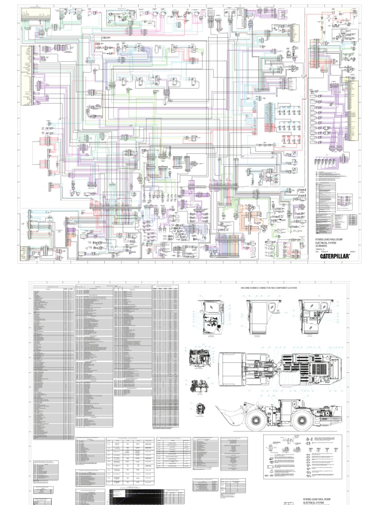 R1600G Load Haul Dump Electrical System Schematic: S/N: UENR6306 - 00 ...