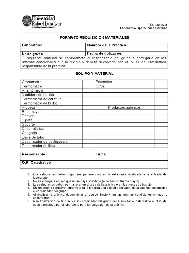 Hoja de Requisicion PDF | PDF