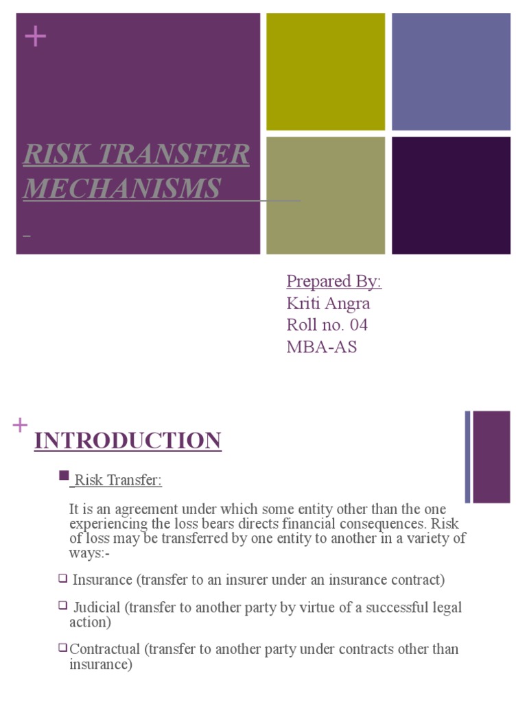 Risk Transfer 1 | PDF | Insurance | Reinsurance