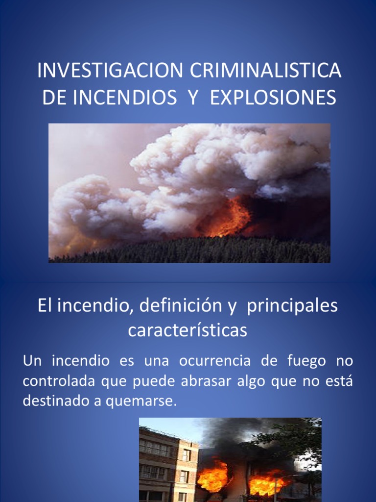 Incendios y Explosiones | PDF | Testigo experto | Oxígeno