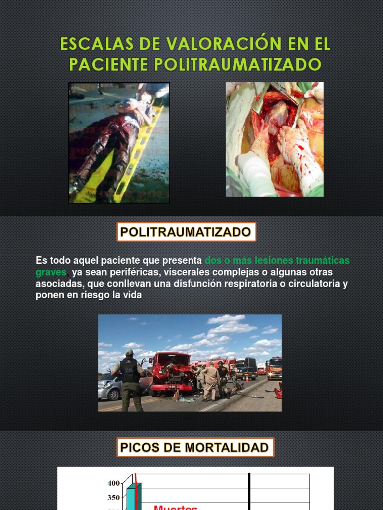 Escalas Del Paciente Con Trauma Aph | PDF | Lesión | Coma