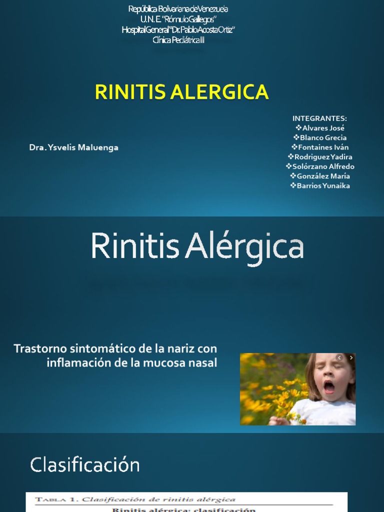 Rinitis Alergica Laminas COmpletas | PDF | Alergia | Especialidades Medicas