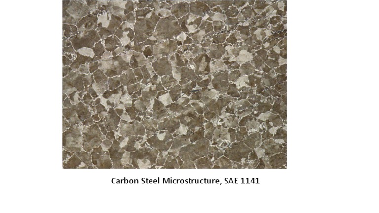 Carbon Steel Microstructure | PDF