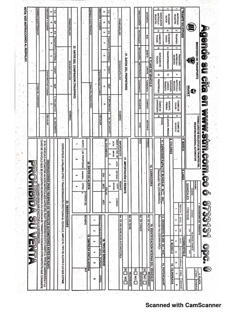 Formulario STM | PDF