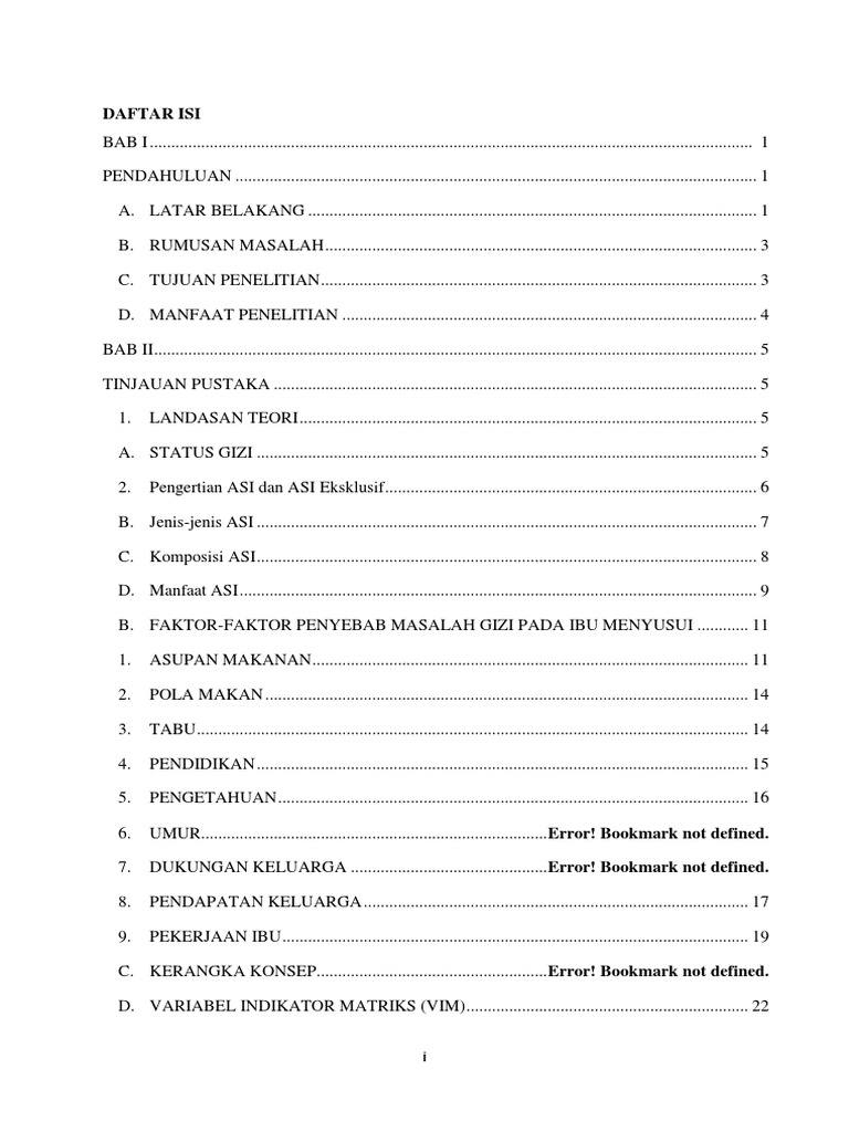 Proposal PPG Ibu Menyusui 017 New | PDF