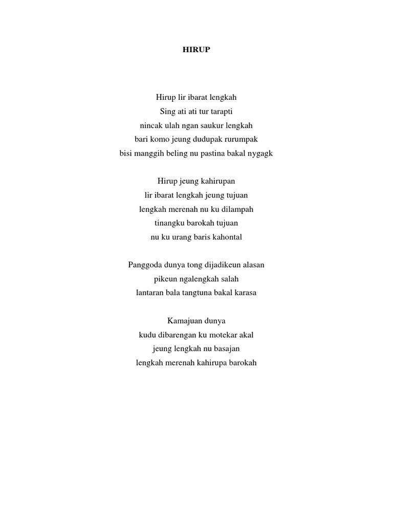 Puisi Sunda | PDF