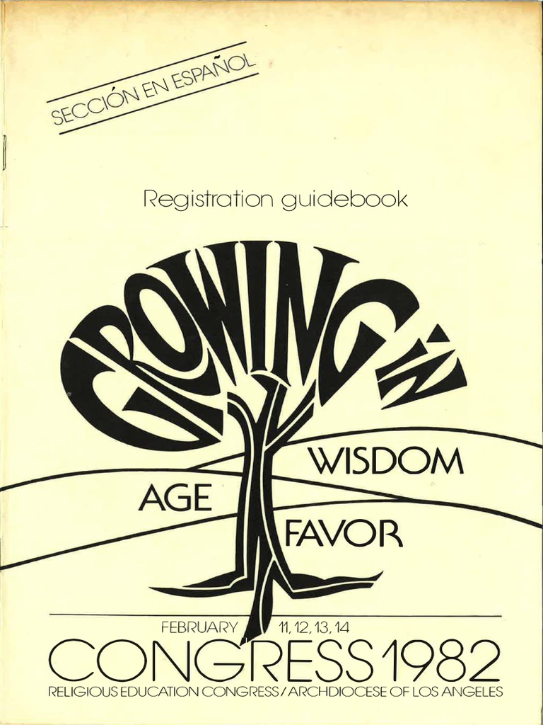 RECongress 1982 Registration Guidebook | PDF | Jesus