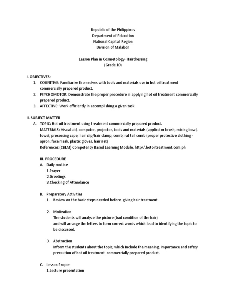 Nancy Lesson Plan | PDF | Lesson Plan | Neuropsychology