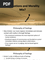 Max Scheler's Hierarchy of Values | PDF | Value (Ethics) | Pleasure