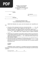 Sample Answer To Ejectment Complaint | PDF | Complaint | Affidavit