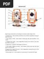 Bagian - Bagian Theodolite | PDF
