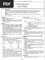 AOCS Official Method Ja 4-46 Acetone Insoluble Matter | PDF