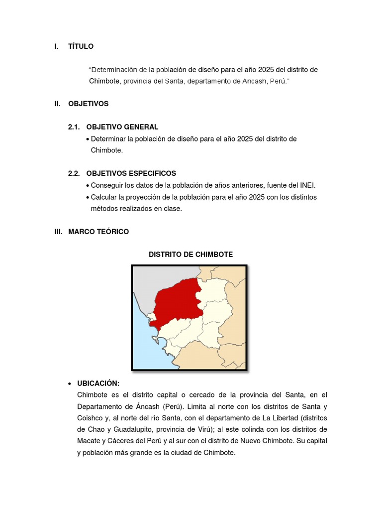 Distrito Chimbote | PDF