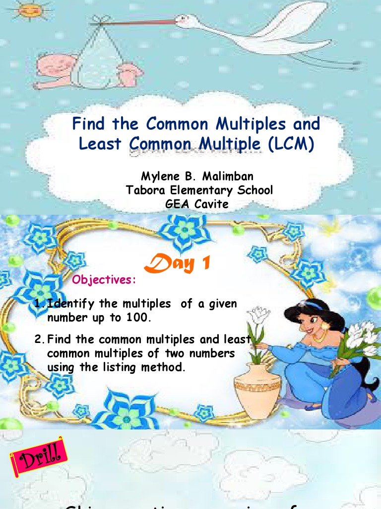 Find Common Multiples and LCM Guide | PDF | Mathematical Notation ...