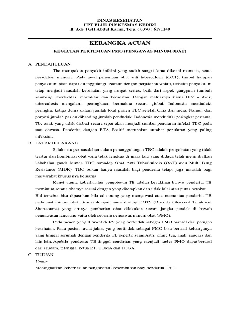 3.kak Pmo | PDF | Pengembangan Diri | Kesehatan Holistik