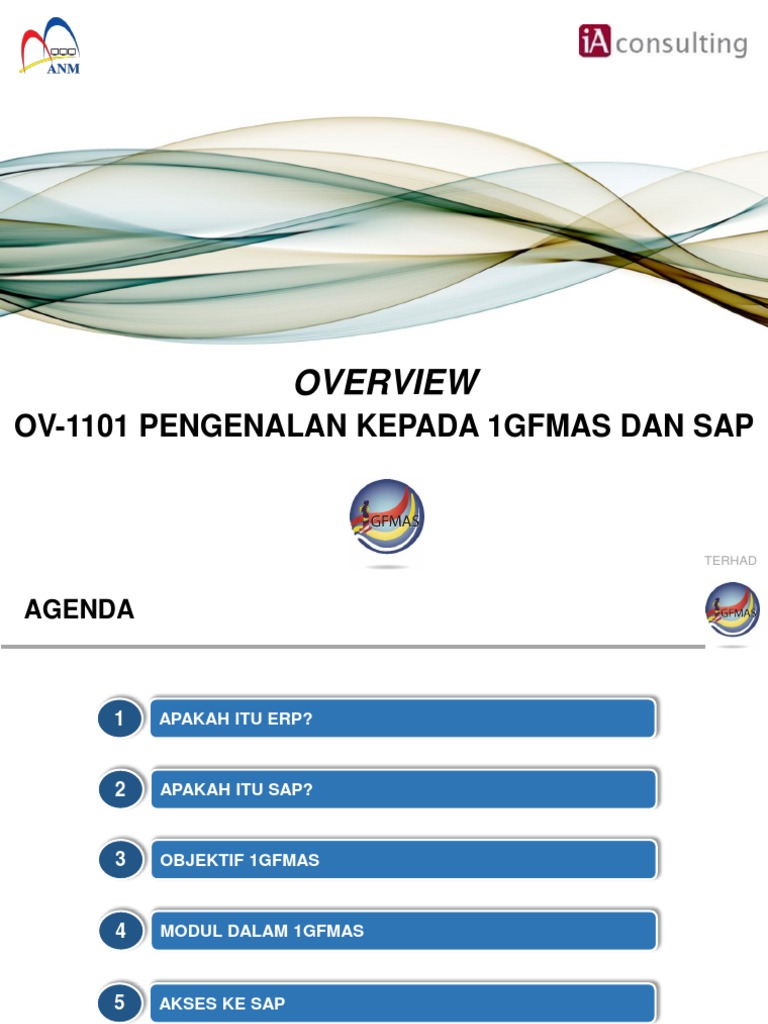 Ov-1101 Pengenalan 1gfmas Dan Sap | PDF