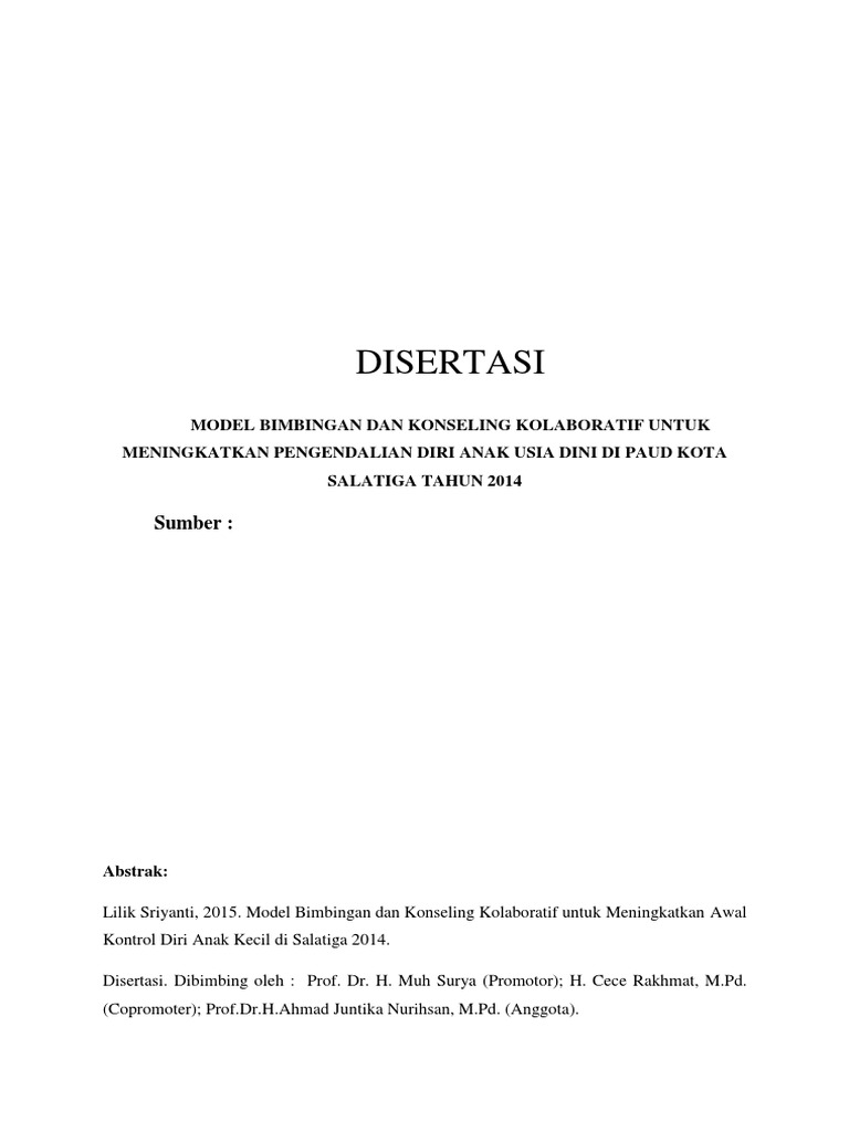 Disertasi | PDF