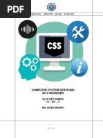 Css NC II Reviewer (Possible Questions and Answers) | PDF | Booting | Bios
