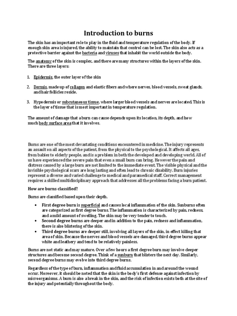 Case Study Burn | PDF | Skin | Burn