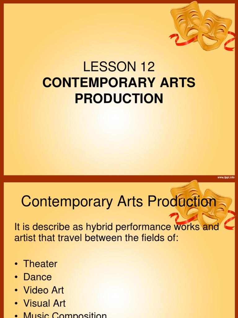 Lesson 12 Theater Production | PDF | Theatre | Performance Art