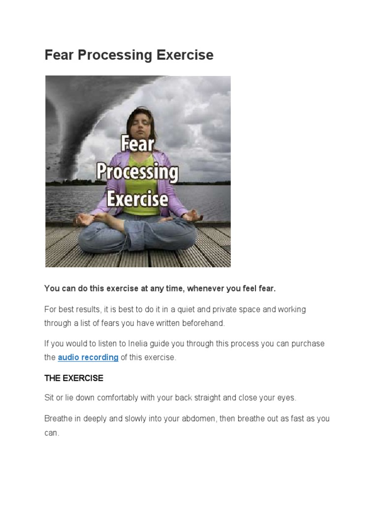 Releasing Fear Meditation | PDF | Neuroscience | Cognition