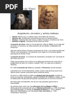 Biografía de Leonardo da Vinci para Niños | PDF