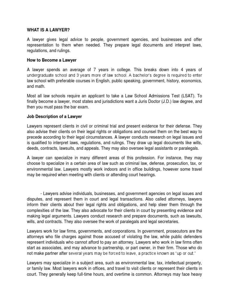 What Is A Lawyer? | Lawyer | Prosecutor